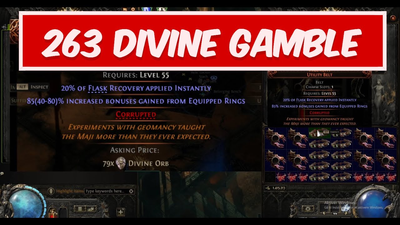 263 Divine gamble - HOWA and Ingenuity - End league gambles ep. 1 - YouTube