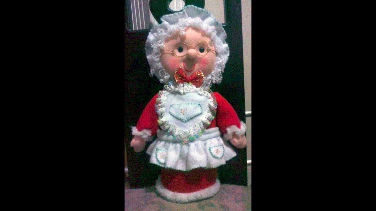 Como Hacer La señora Claus en Fieltro - YouTube