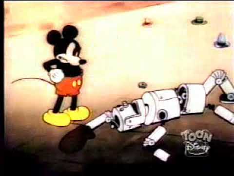 Mickey Mouse 1933 Mickey's Mechanical Man - YouTube