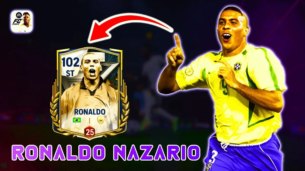 102 Ovr Ronaldo Nazario With 25 Training 🥵 Fc Mobile 24 Youtube