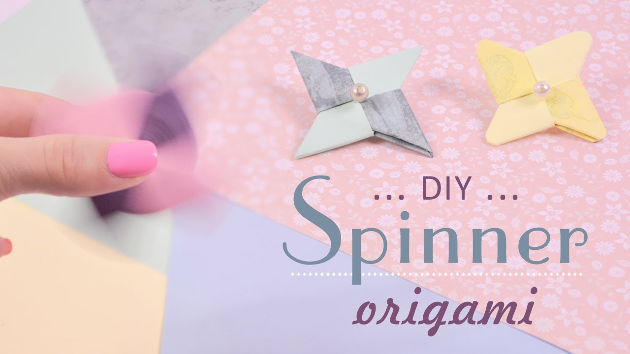 DIY Spinner Origami | How To Make Spinner Origami Of Paper Without ...
