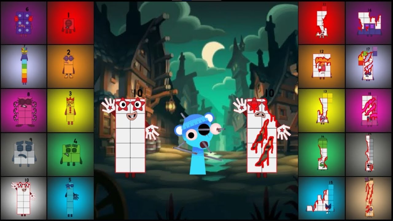 Numberblocks Band (1-20) vs Sprunki: Normal - Zombie - Horror ...