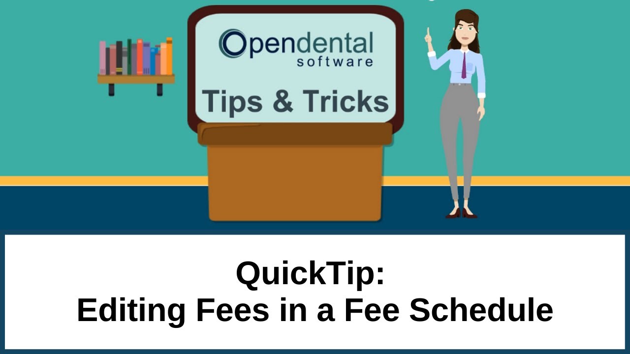 QuickTip: Editing Fees in a Fee Schedule - YouTube
