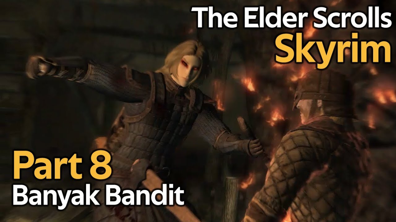Menjelajahi Tambang Embershard - Skyrim Gameplay Indonesia Part 8 - YouTube