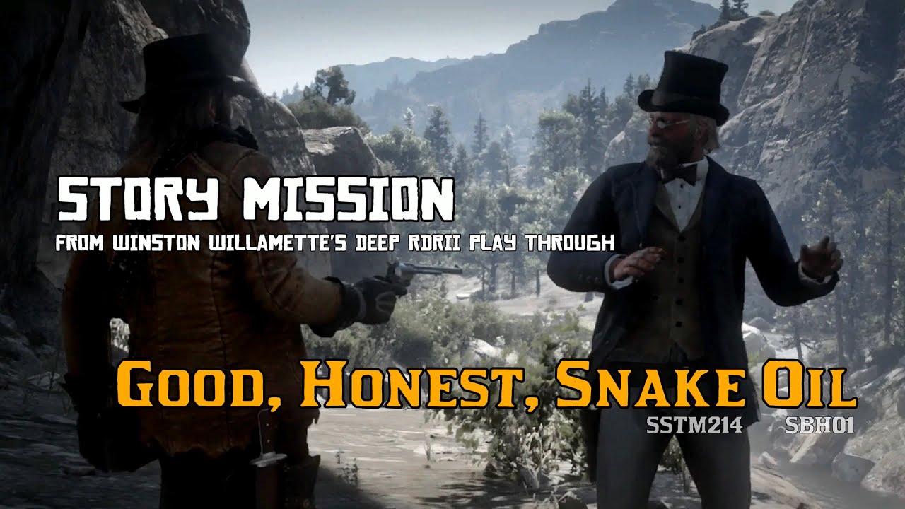 Good, Honest, Snake Oil (silver medal) - Story Mission [RDRII] - YouTube