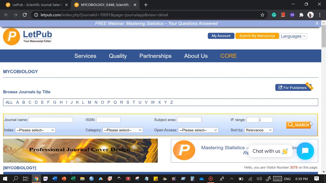 LetPub explain, How do you find scientific journals? - YouTube