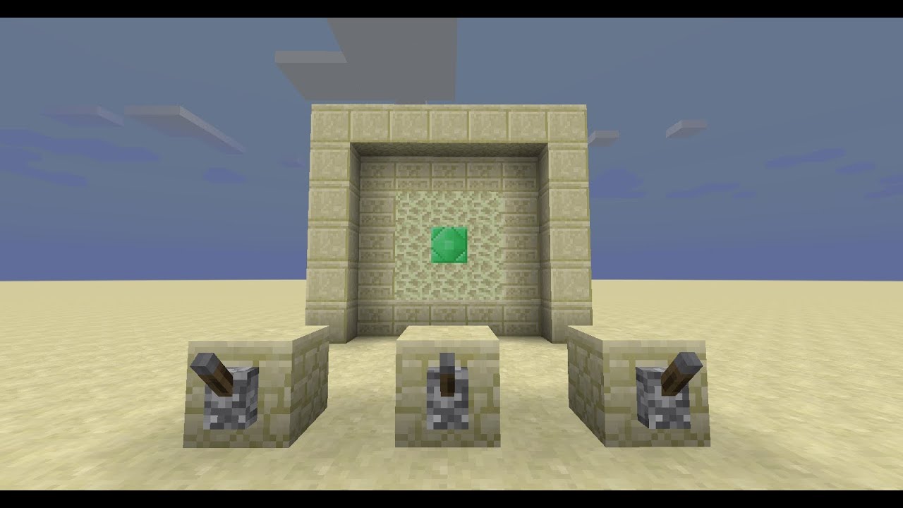 5x5 Command Block Sliding Door in Minecraft 1.8 - YouTube
