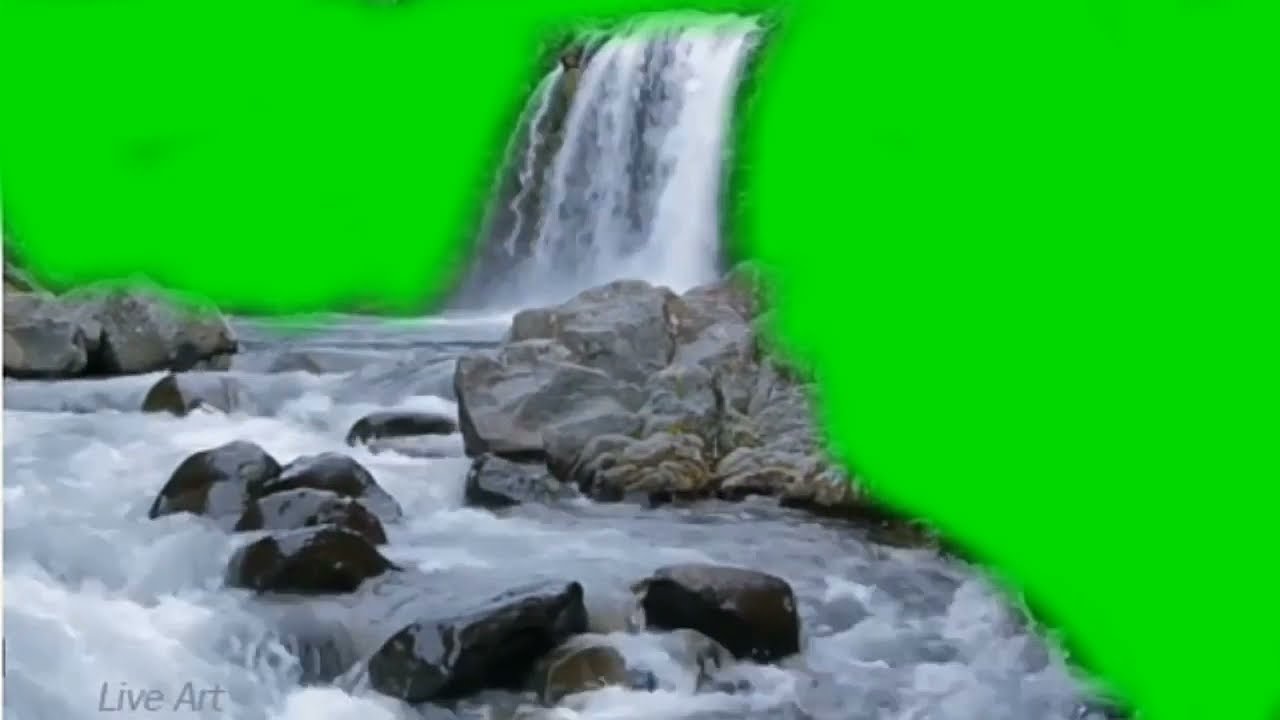Water green screen video effect || green vfx: with HD Quality - YouTube