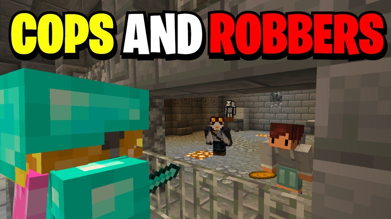 Minecraft: COPS AND ROBBERS - Classic Minigame - YouTube