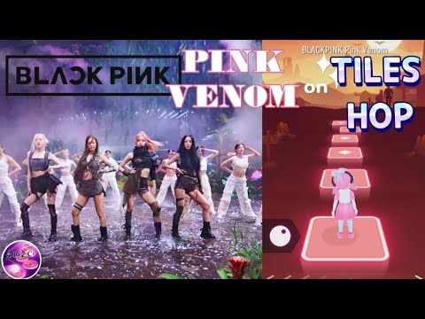 BLACKPINK Pink Venom on Tiles Hop | MUSIC HOPPER | - YouTube