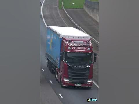 SCANIA 680S V8 - OVERY - A1(M) motorway #truckspotting #tomir - YouTube