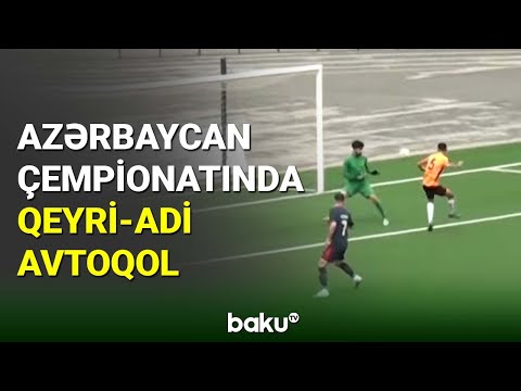 I divizion matçında qeyri-adi avtoqol qeydə alınıb - BAKU TV