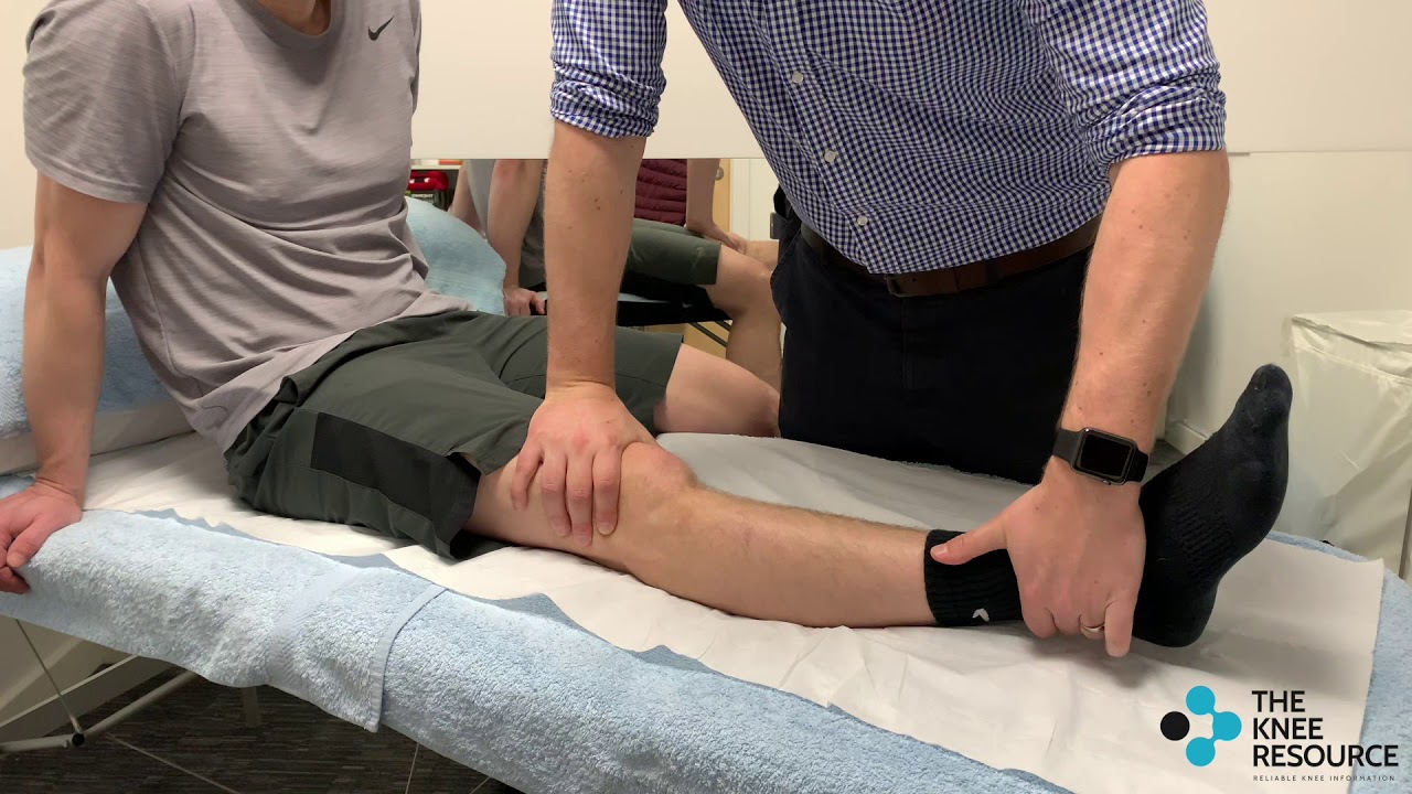 Therapist Applied Passive Knee Extension - YouTube