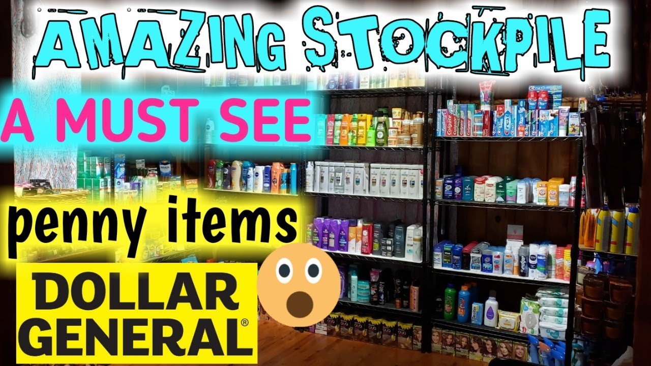 Biggest stockpile ever!!! New Dollar General penny items - YouTube