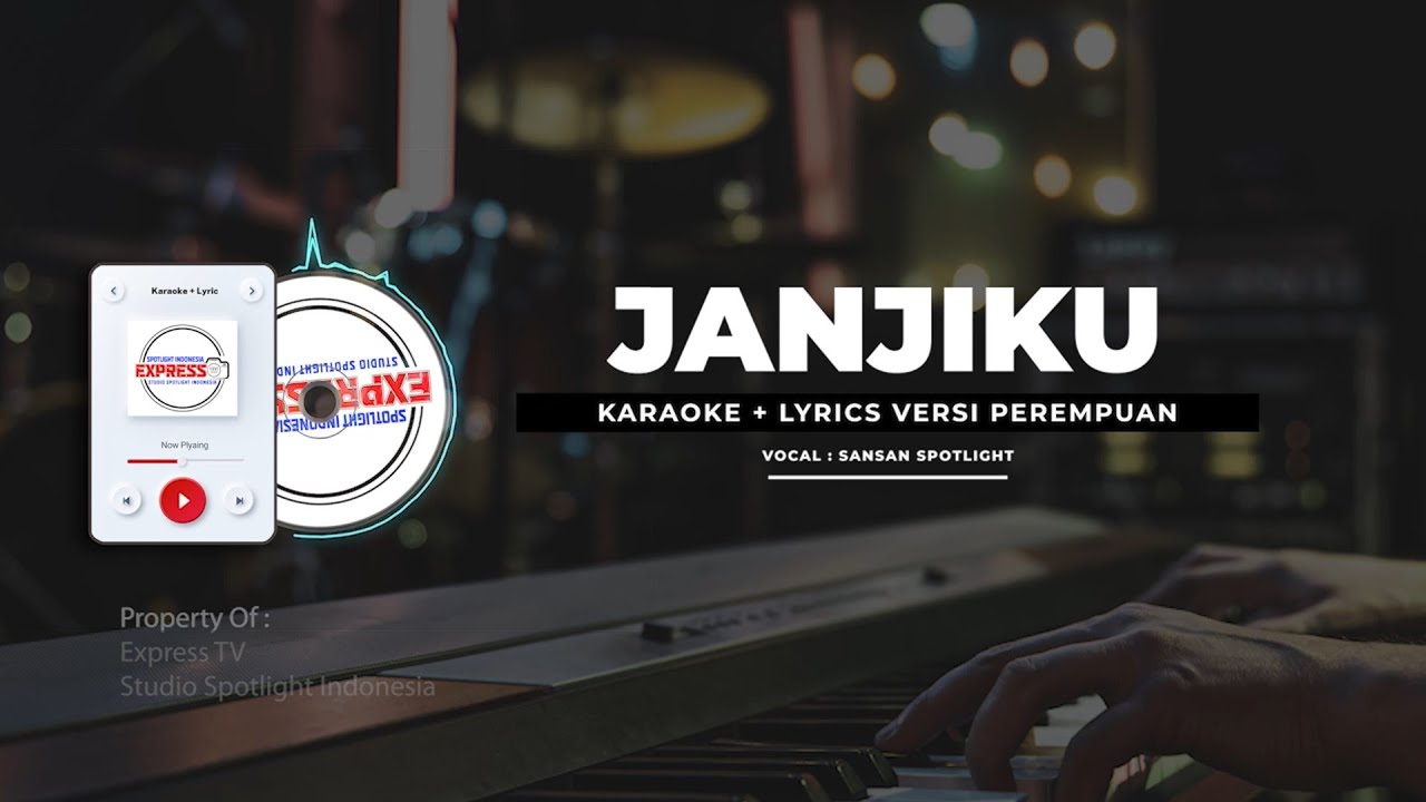 Karaoke Janjiku - Versi Wanita [Janjiku Karaoke + Lyric] - YouTube