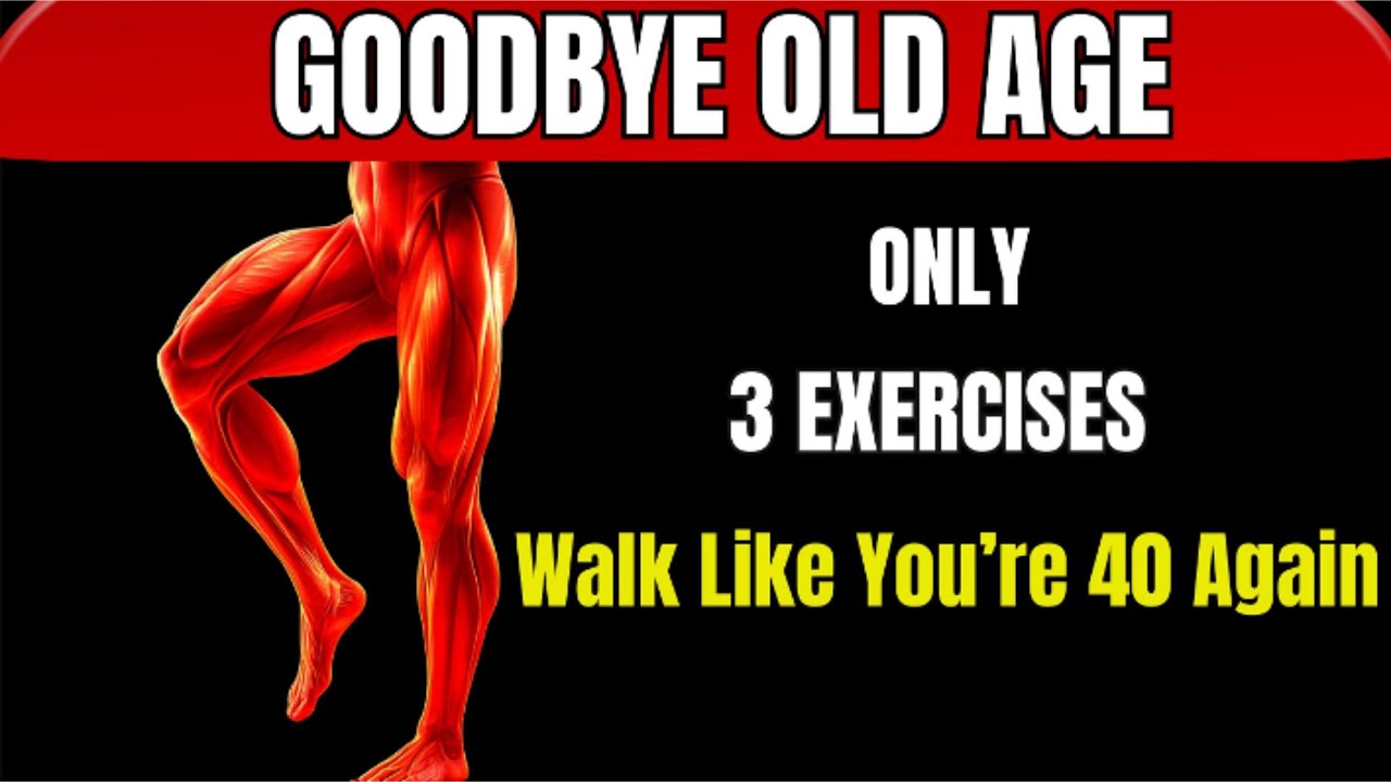 Over 60? 3 Daily Leg Exercises to Walk Like You’re 40 Again - YouTube