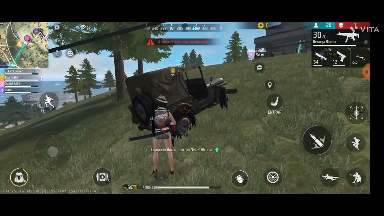 free fire com Lara e lunna - YouTube