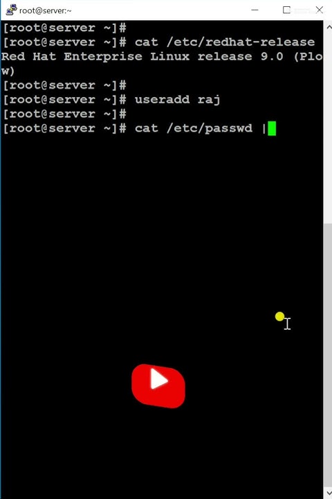 Creating Users In Linux 🥳 Rhelcentosubuntu Linux Linuxtraining Trending Shorts Viral