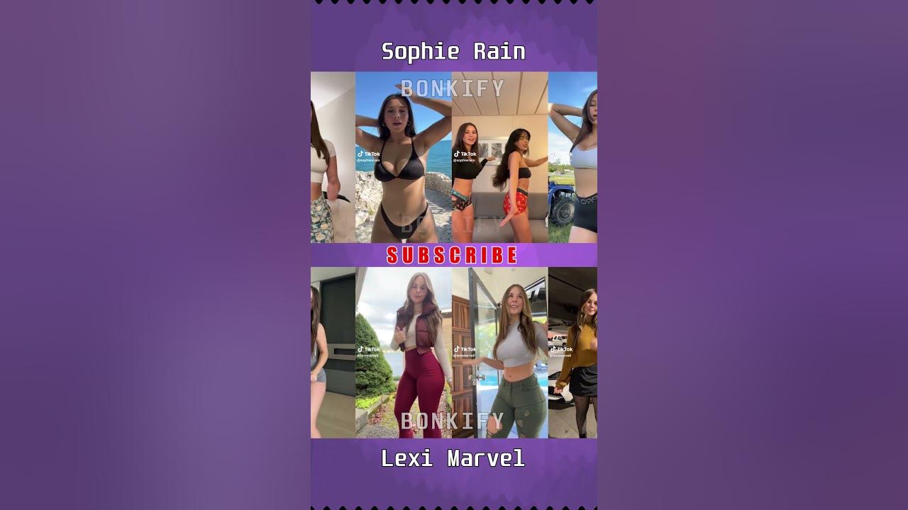 THICC OFF! SOPHIE RAIN VS LEXI MARVEL 🌶️ #dance #bonkify #splitview #thicc - YouTube