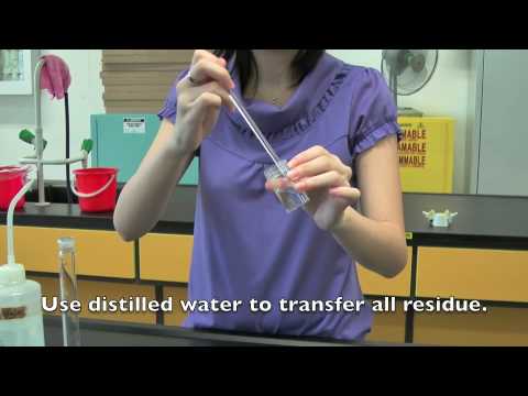 MI chemistry: Preparing standard solutions - YouTube