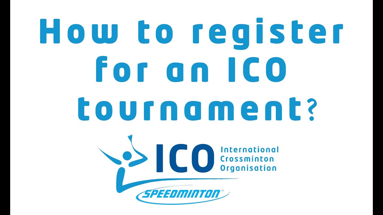 04 - How to register for an ICO tournament - YouTube