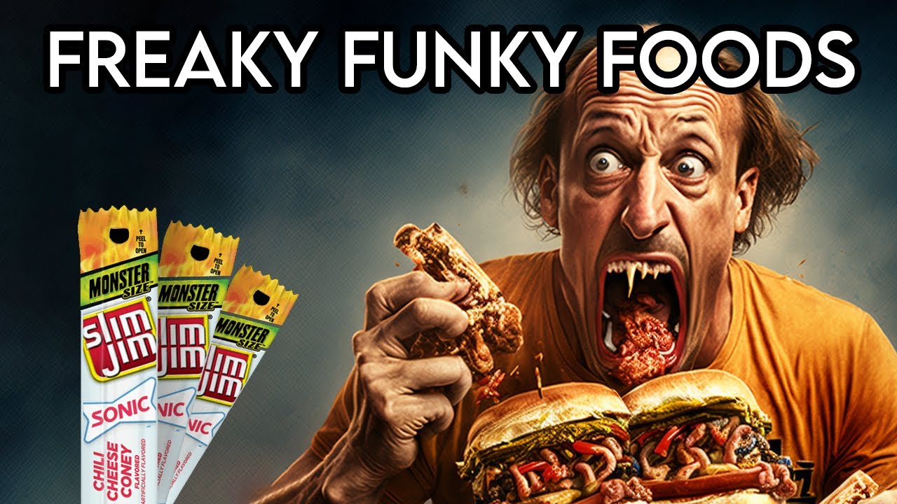 Sonic Chili Cheese Coney-Flavored Slim Jim - Taste Test - YouTube