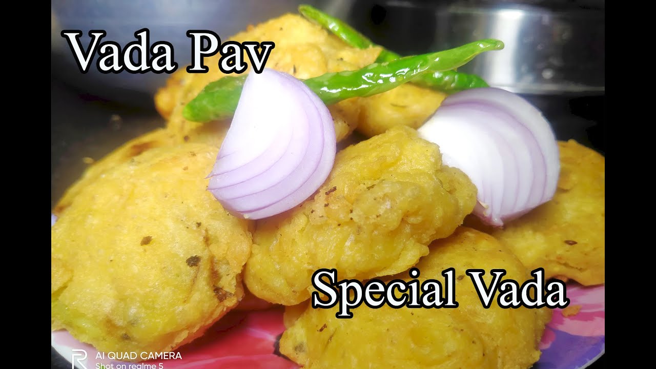 How to make vada pav | special vada pav | batate vada | Potato vada ...