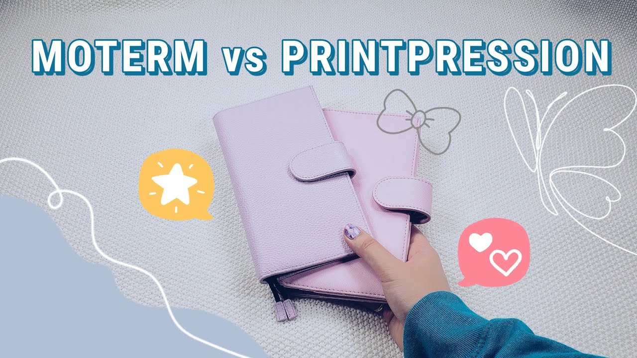 Hobonichi Weeks Cover Comparison: Moterm vs Printpression - YouTube
