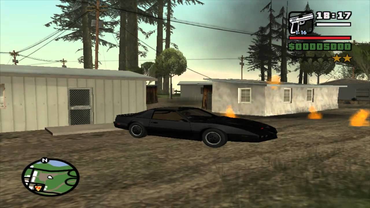GTA SA:Knight Rider Mod - YouTube