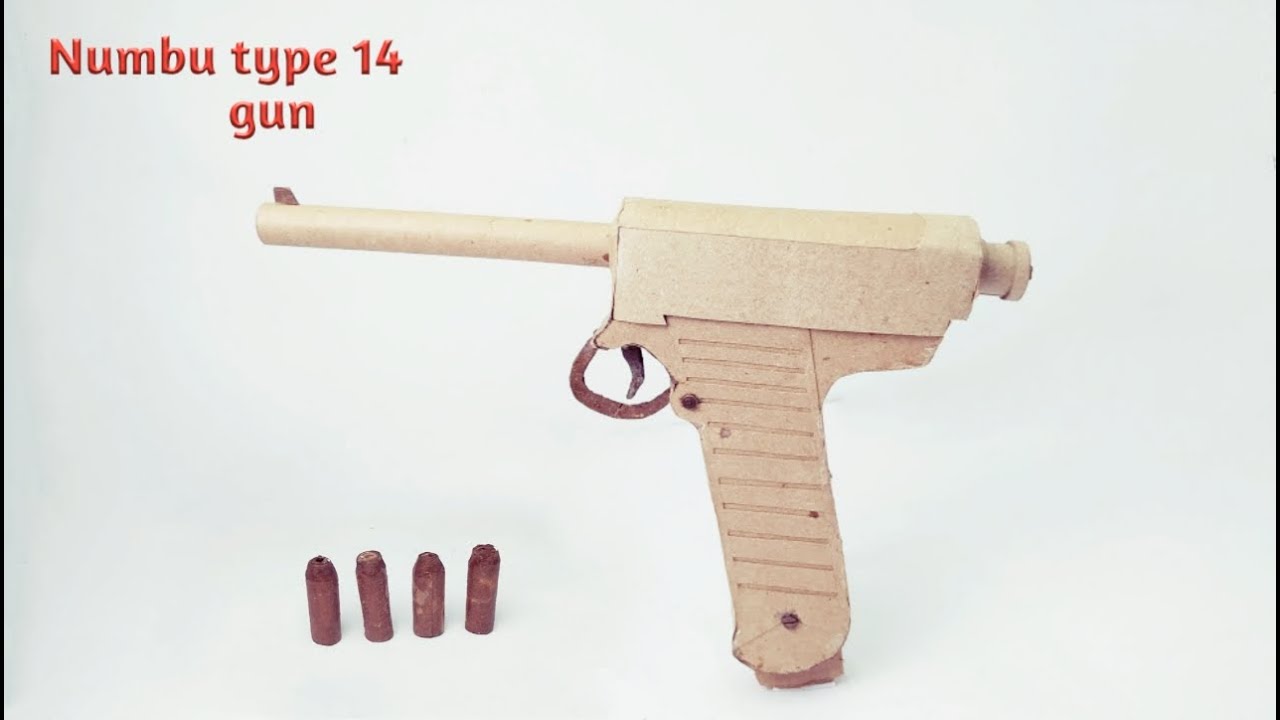 DIY a japanese nambu type 14 pistol || that shoot - YouTube