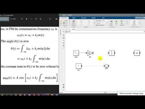 #Simulink شرح FM Modulation implementation in Simulink (MATLAB) - YouTube