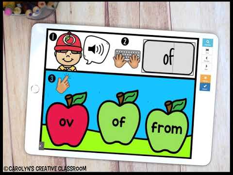First 25 Fry Sight Words Boom Cards - Making Sight Words fun! - YouTube
