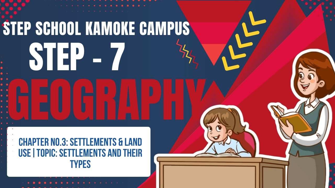 STEP 7|Subject: Geography| Chapter No.3: Settlements & Land Use|Topic ...