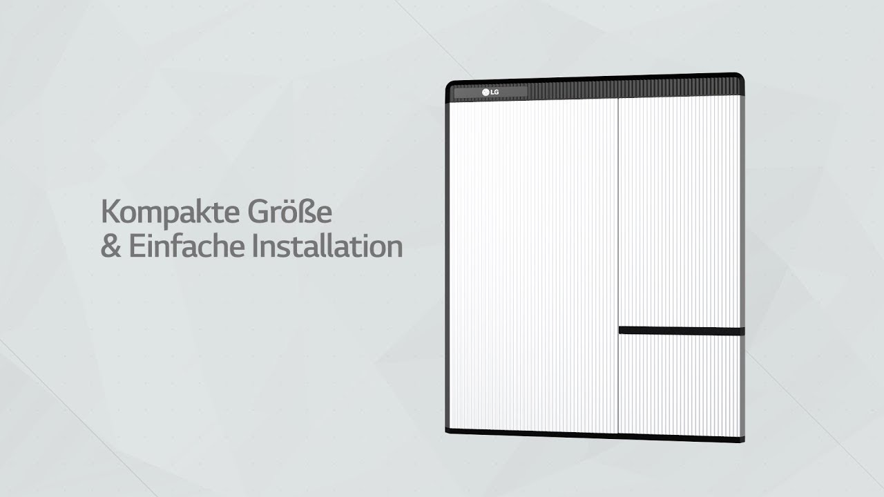 LG Chem Energiespeicher RESU 400V Gen2 Installations video (RESU7H ...