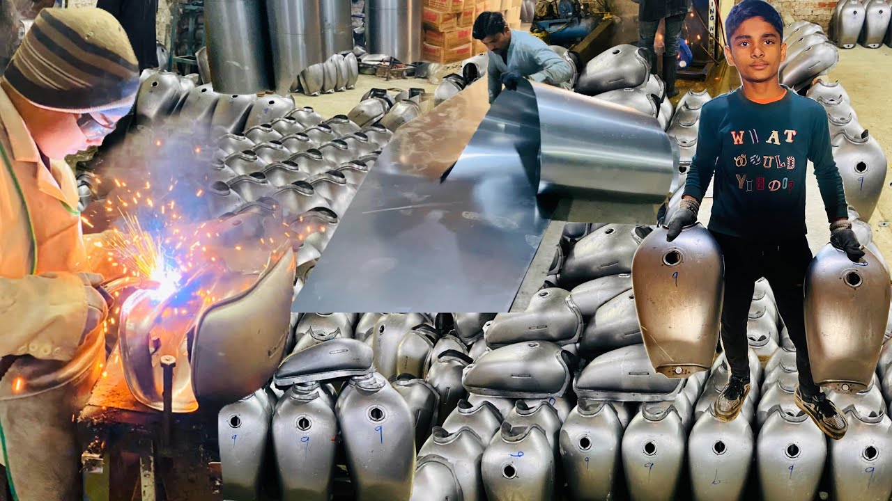 Amazing Manufacturing Process of Motorcycle Fuel Tank - YouTube
