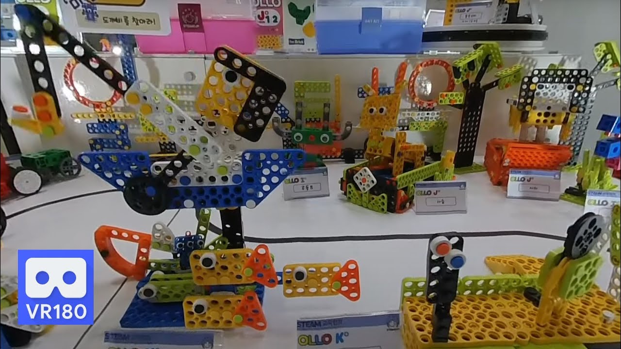 3D 180VR 4K Make your Style Robots and movement 😍😍 Educational Prefab ...