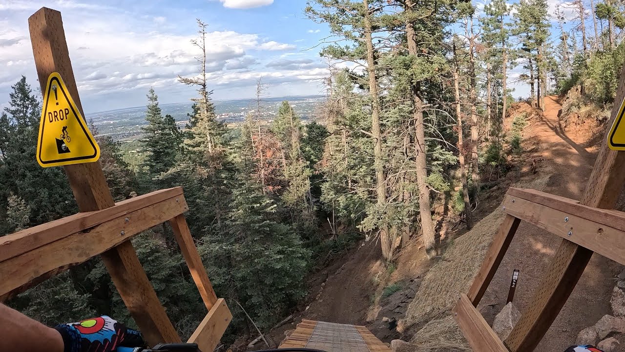 Captain Morgans downhill only trail in Colorado Springs #mtb #gopro12 # ...