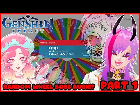 😰 Weak Unplayable Characters 🎡 Genshin Random Wheel Challenge x Boss ...