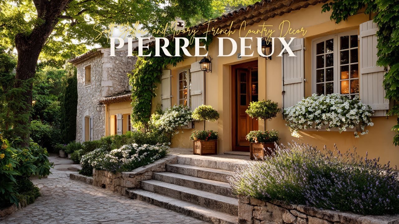 Soft Yellow and Ivory French Country Decor Inspired by the Classic ...