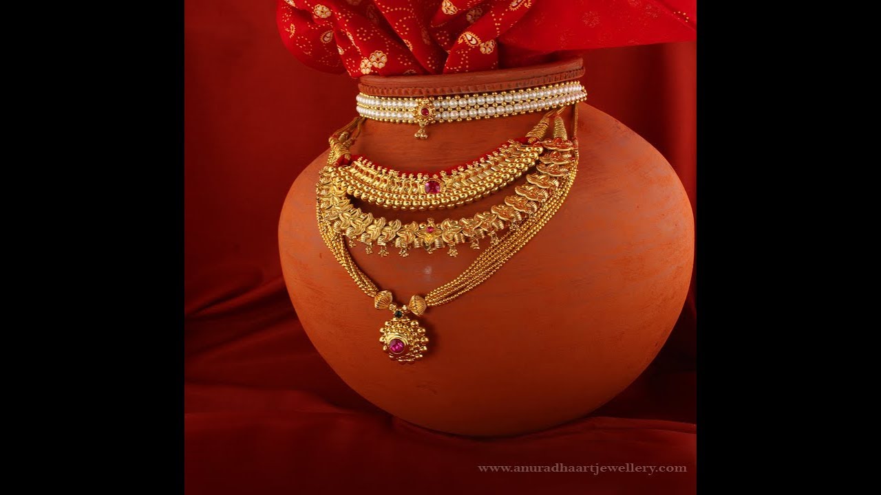 Kolhapuri Saaj Beautiful Designs || Maharashtrian Traditional Jewellery ...