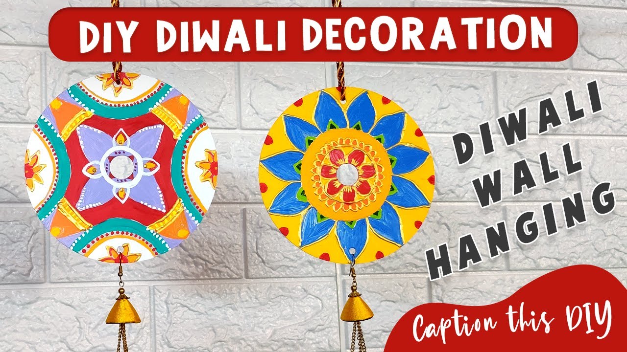 DIY Diwali Decor | Mandala Art | Home Decoration Ideas | DIY Deepawali ...