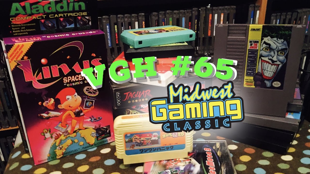 Vidja Game Hunting #65 - Midwest Gaming Classic 2017 Pickups!!! - YouTube