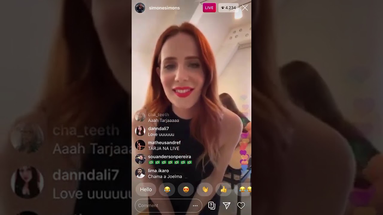 Simone Simons and Oliver Palotai Home Concert - YouTube
