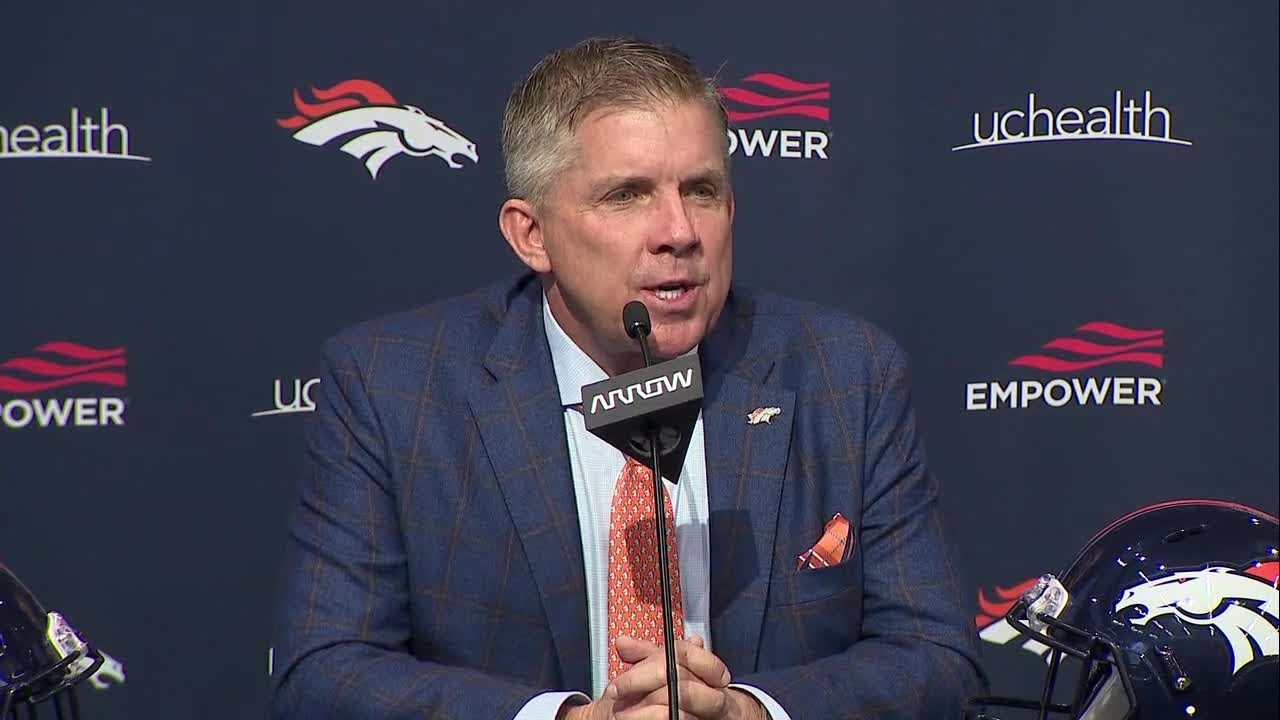 Broncos introduce new head coach Sean Payton - YouTube
