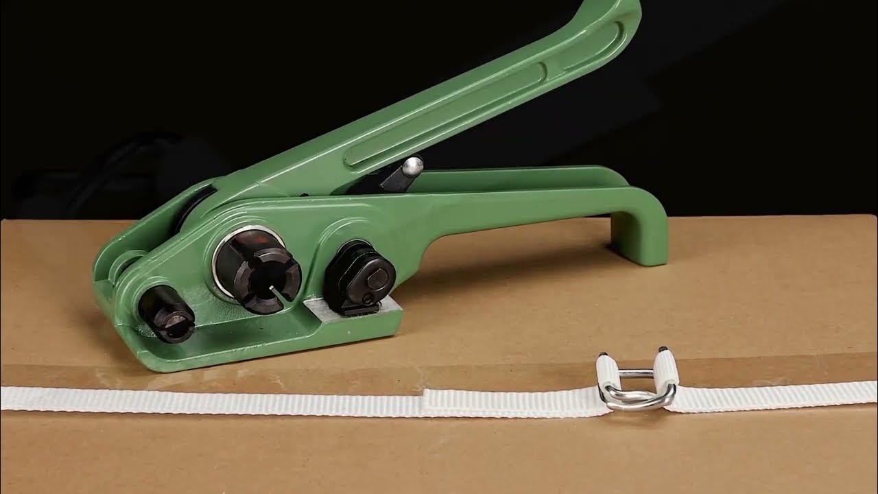 WOVEN STRAPPING IS MORE AFFORDABLE AND DURABLE - Flyrivergo Woven Banding Strapping Kit - YouTube