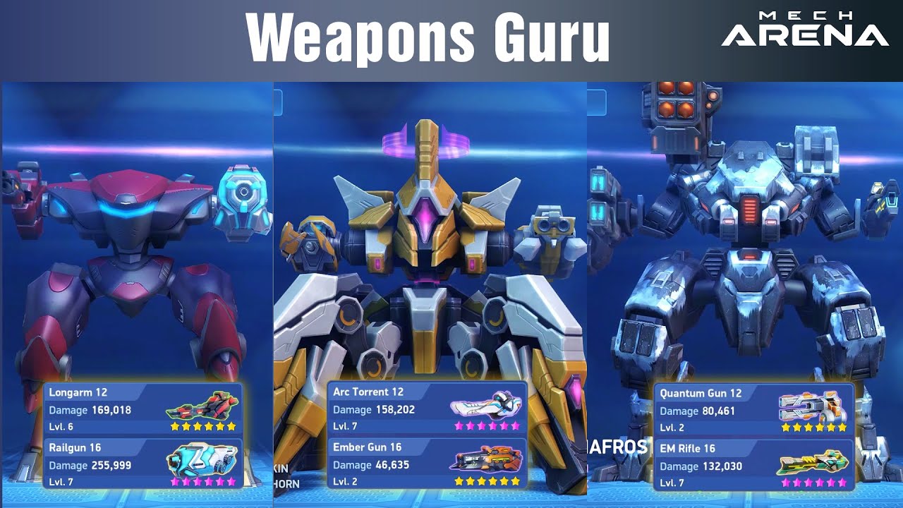 Mech Arena: Weapons Expert Challenge - Only for the Best!😎 - YouTube