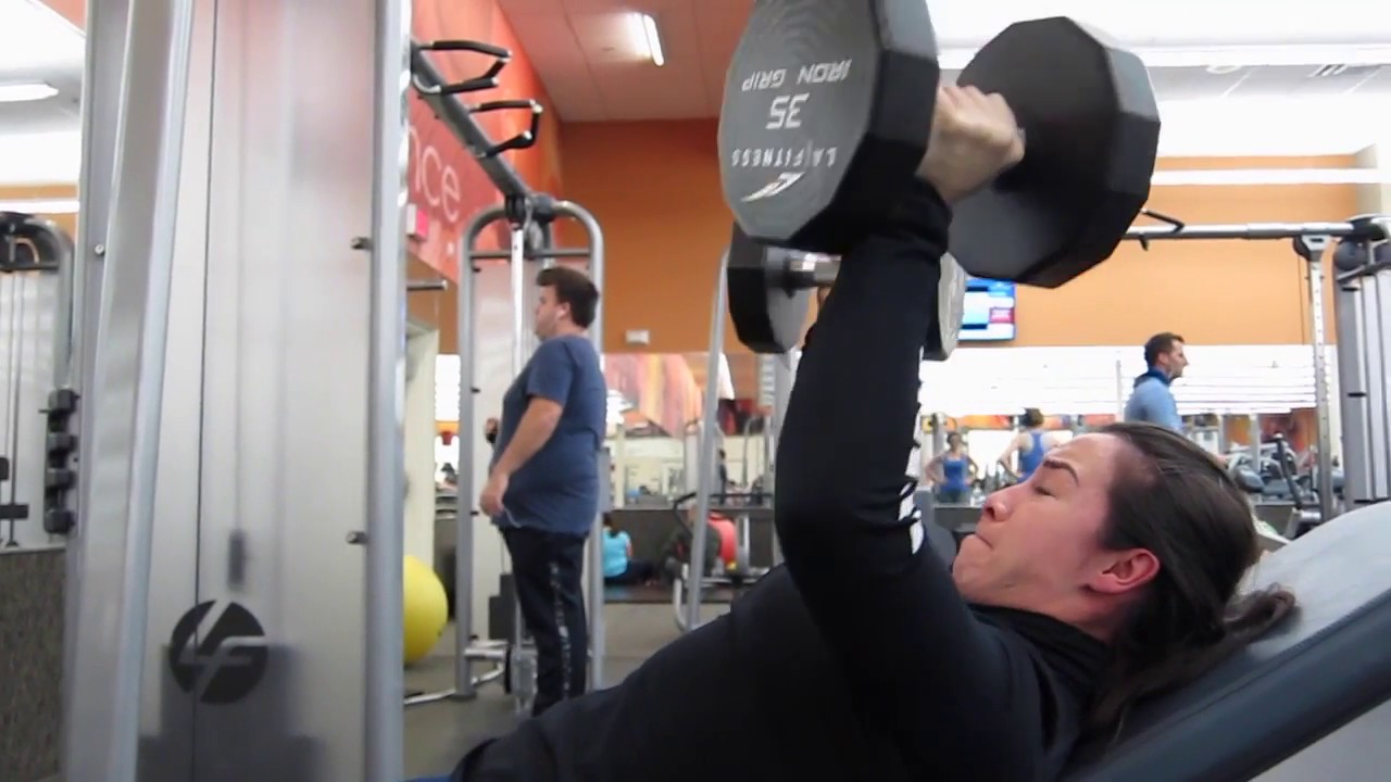 DB Chest Press - YouTube