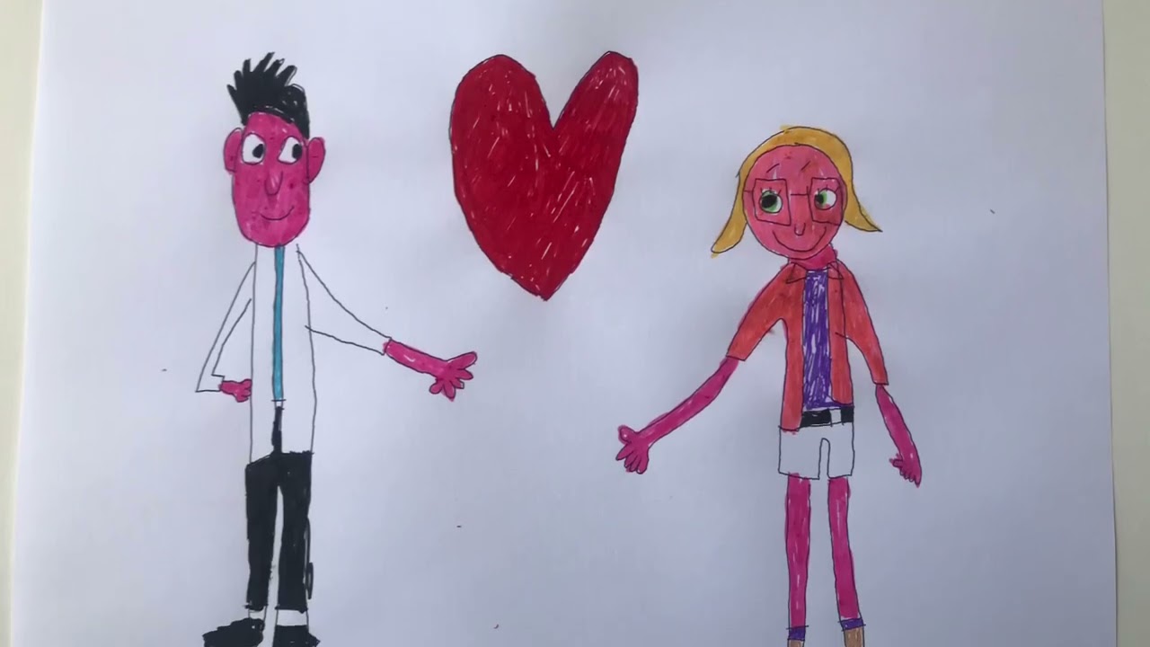 My drawing of Flint in love with Sam - YouTube