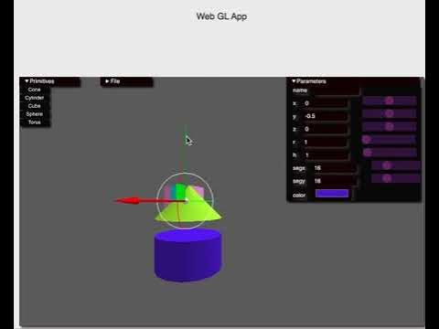 Cad programming with WebGL - YouTube