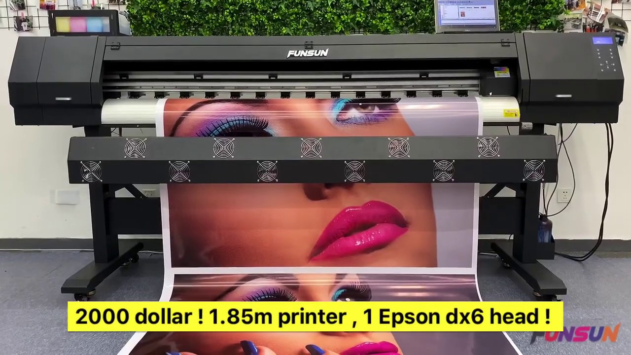 FUNSUN-10Years Large format printer factory in China ! - YouTube
